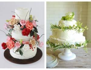 Wedding Cake Inspiration: Beautiful Botanicals - Sweet Violet Bride