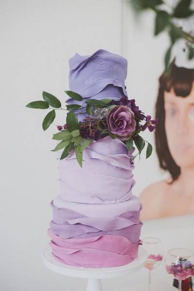 Prettiest Purple Cakes - Sweet Violet Bride